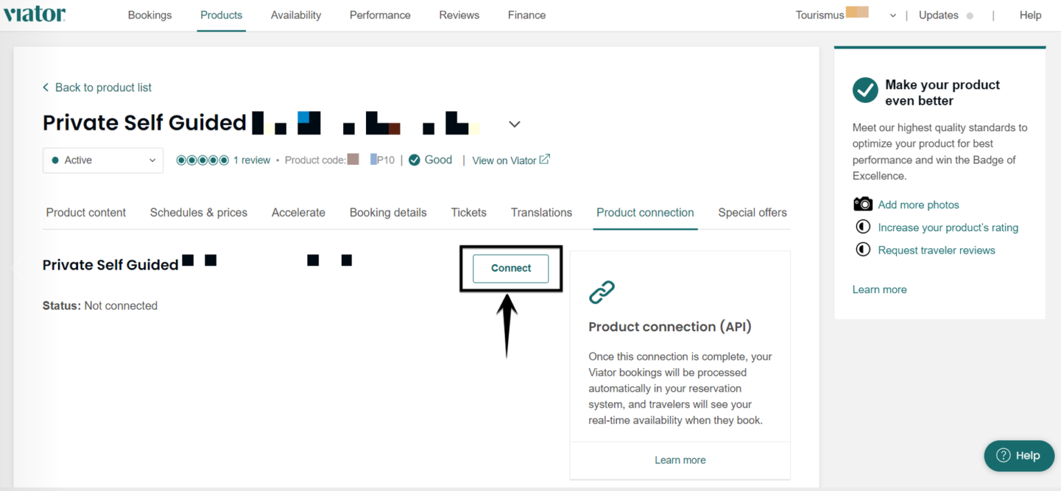 How to connect your products on Viator Extranet. - ExperienceBank Support